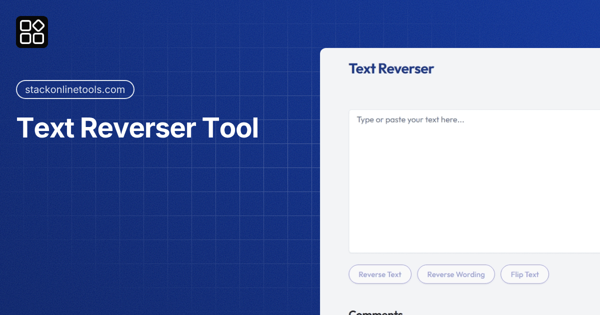 Text Reverser - Backwards Text Generator